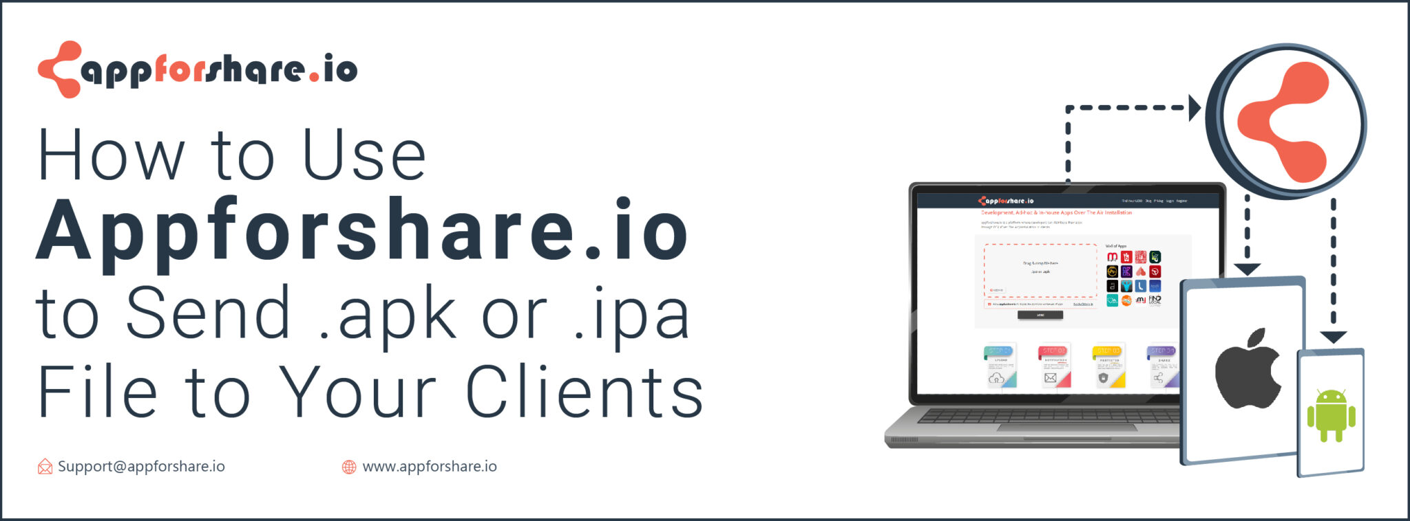 How to Use Appforshare.io to Send .apk or .ipa File to Your Clients ...